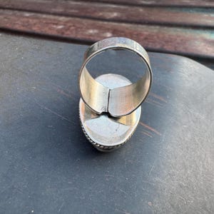 Navajo Ronald Tom Oval Turquoise Ring Approx Size 10.25 (adj), Sunwest ...