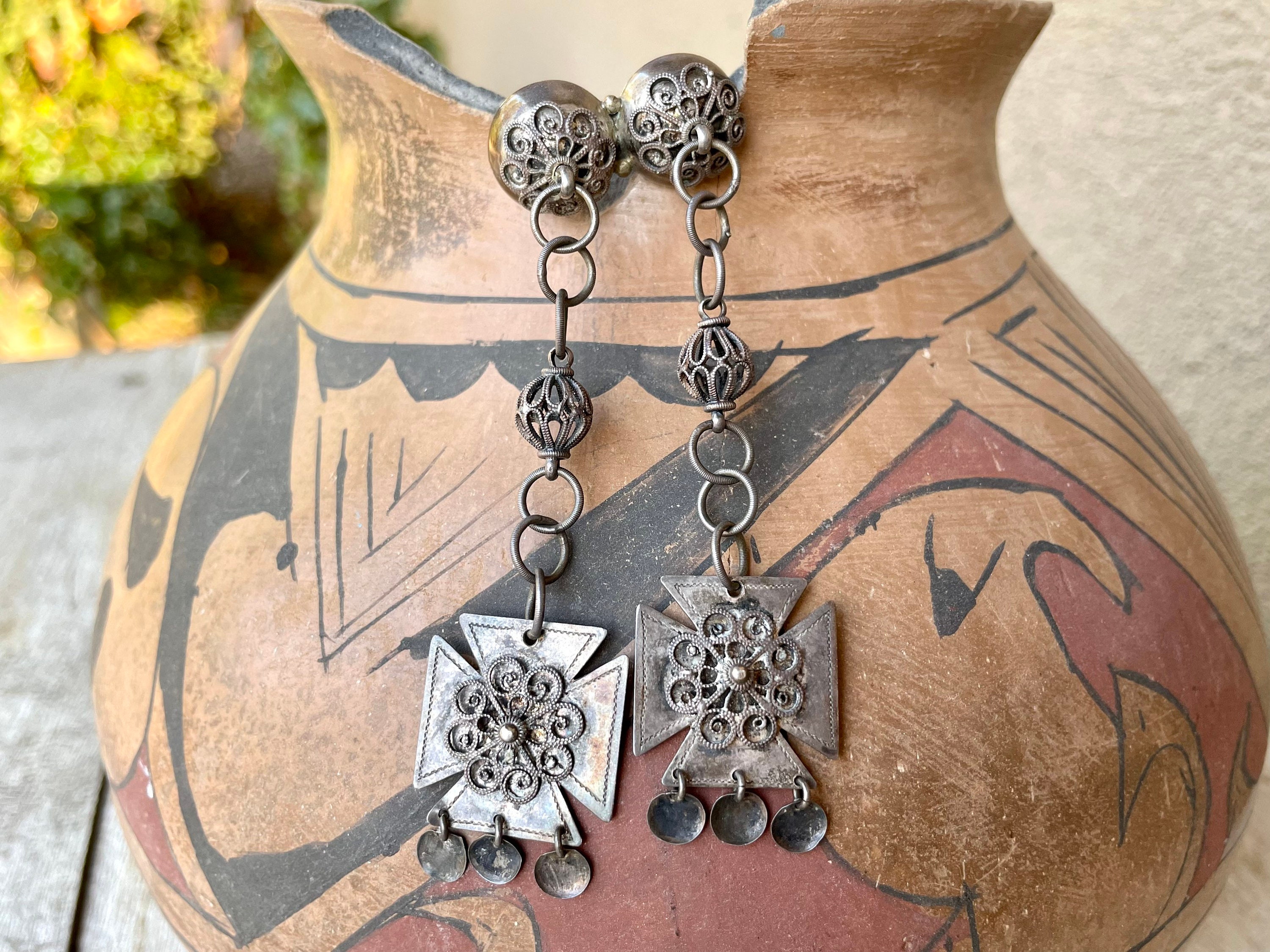 Antique 830 Silver Traditional Norwegian Brooch, Bar Style Pin, Solje ...