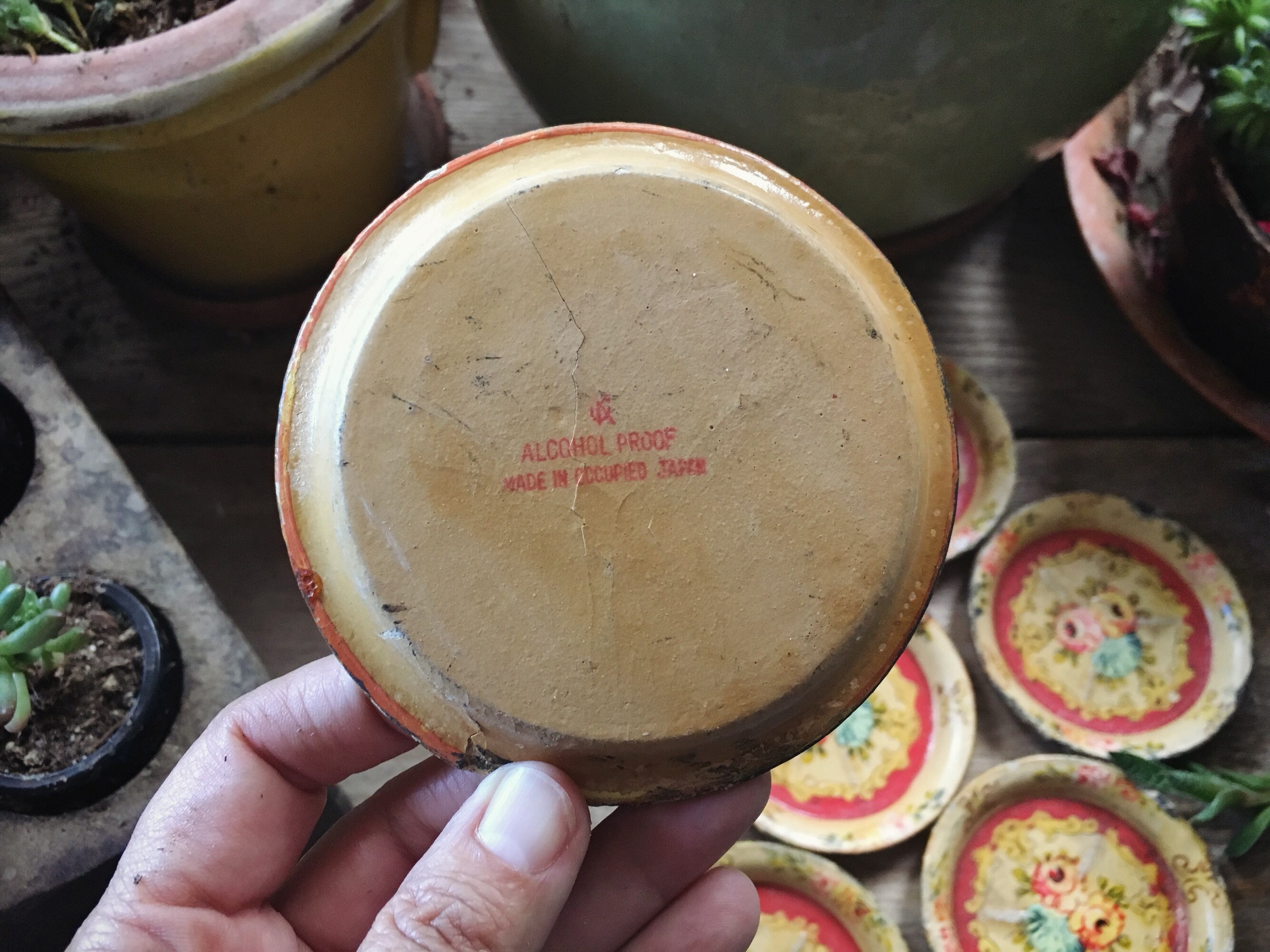 Shabby Decor Vintage Coasters Distressed Found Objects Use as Mini ...