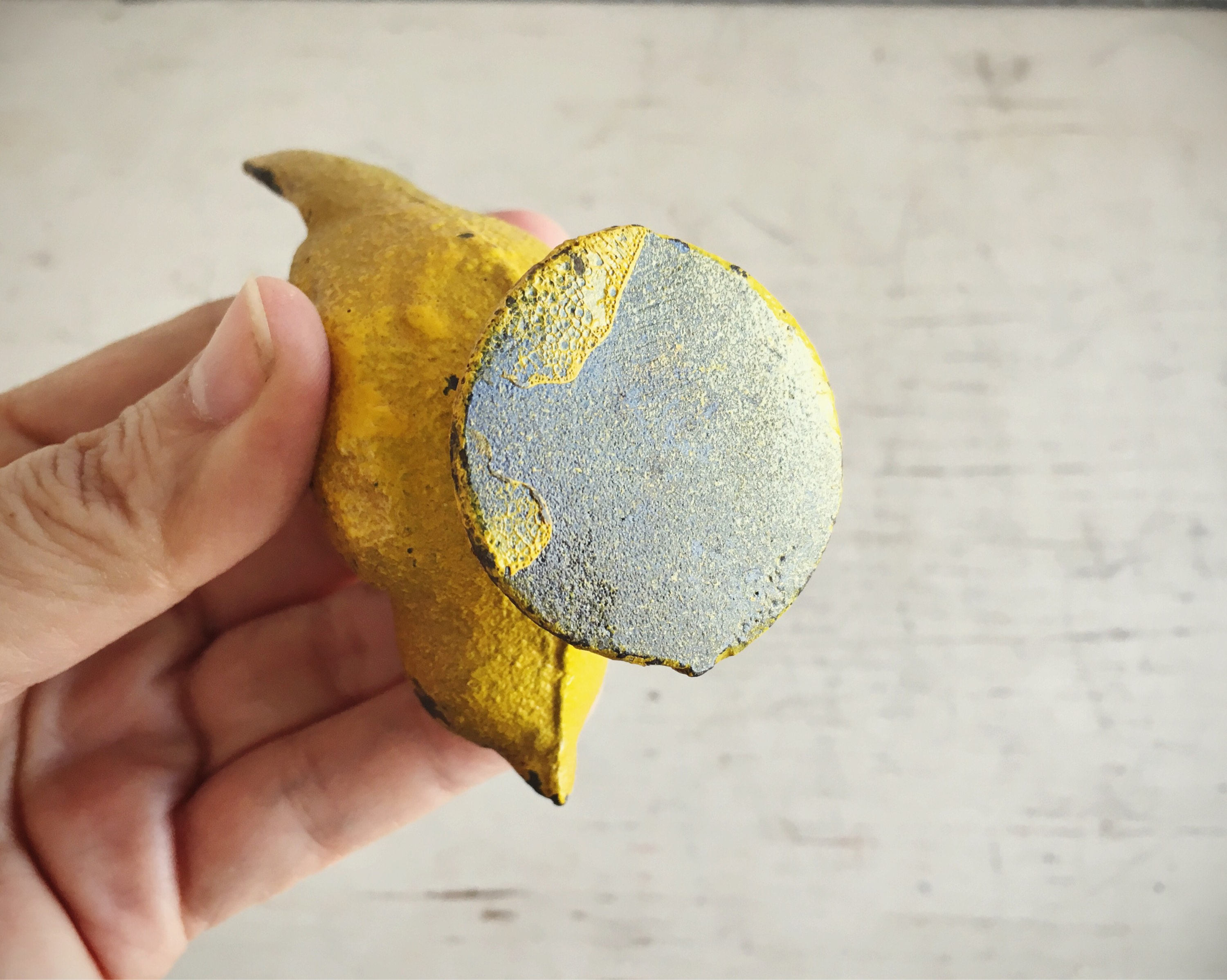 Small Cast Iron Bird Figurine, Bird Paperweight, Architectural Salvage ...