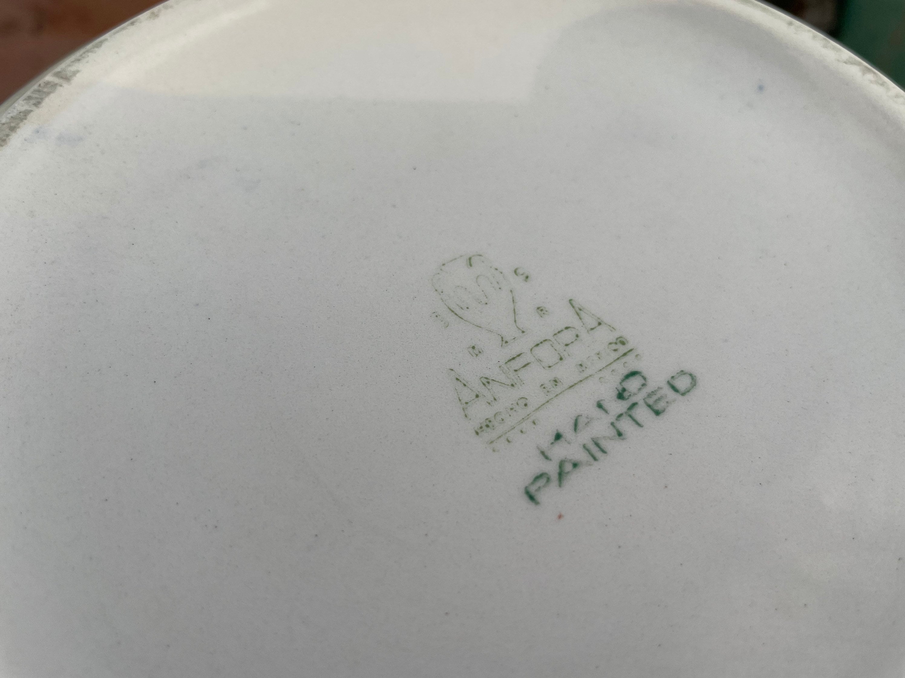 Mexican Anfora Puebla Blue Serving Bowl Medium Sized, Blue and White ...