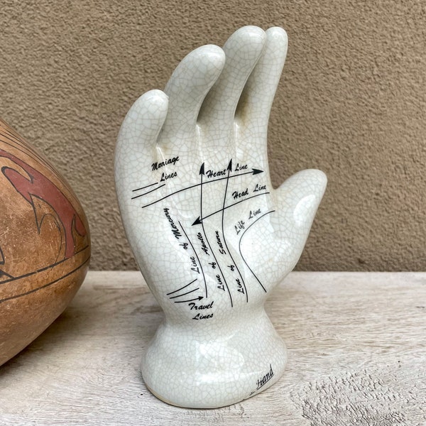 Palmistry Hand Statue - Etsy