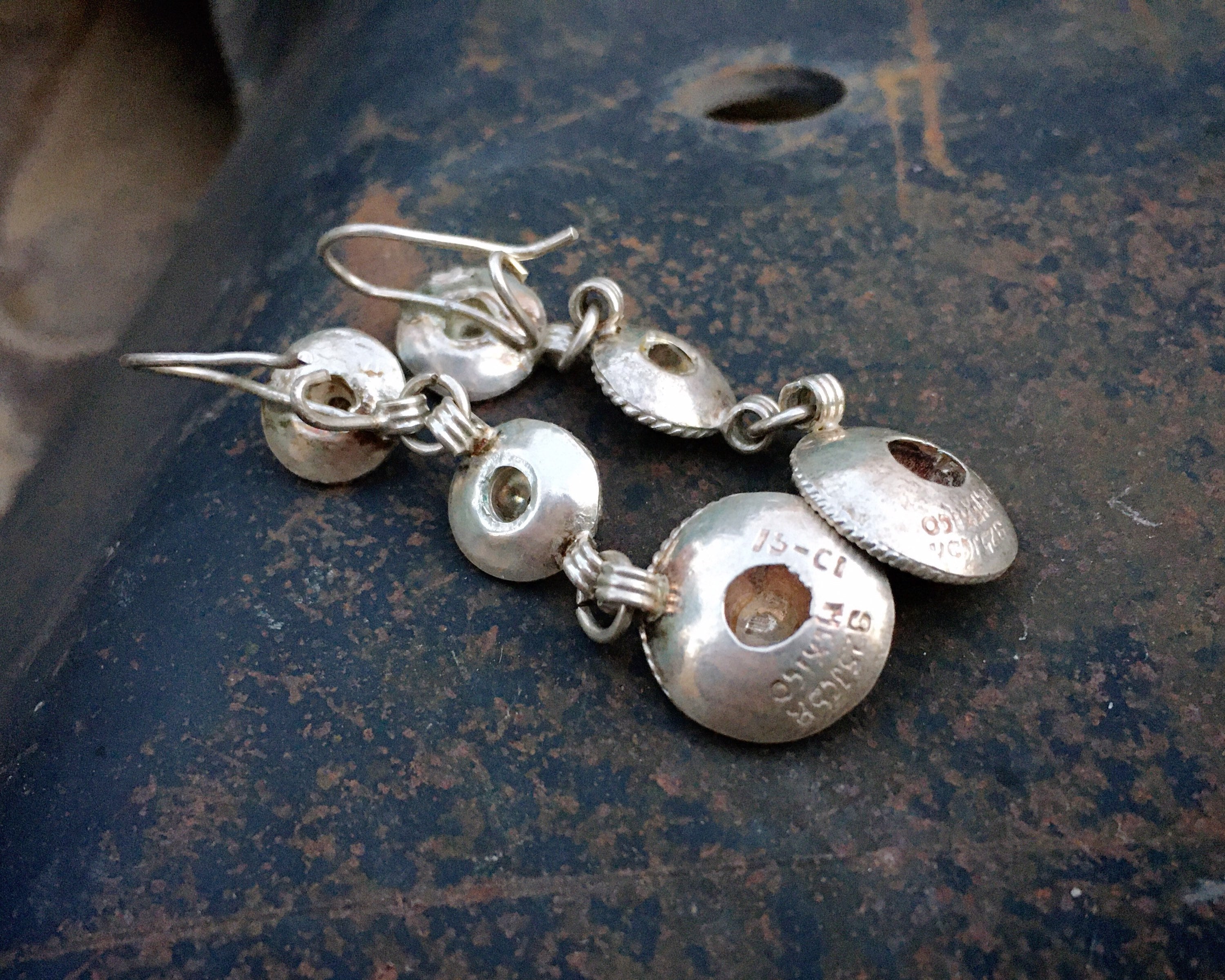 925 Sterling Silver Miniature Mexican Charro Hat Dangle Earrings ...
