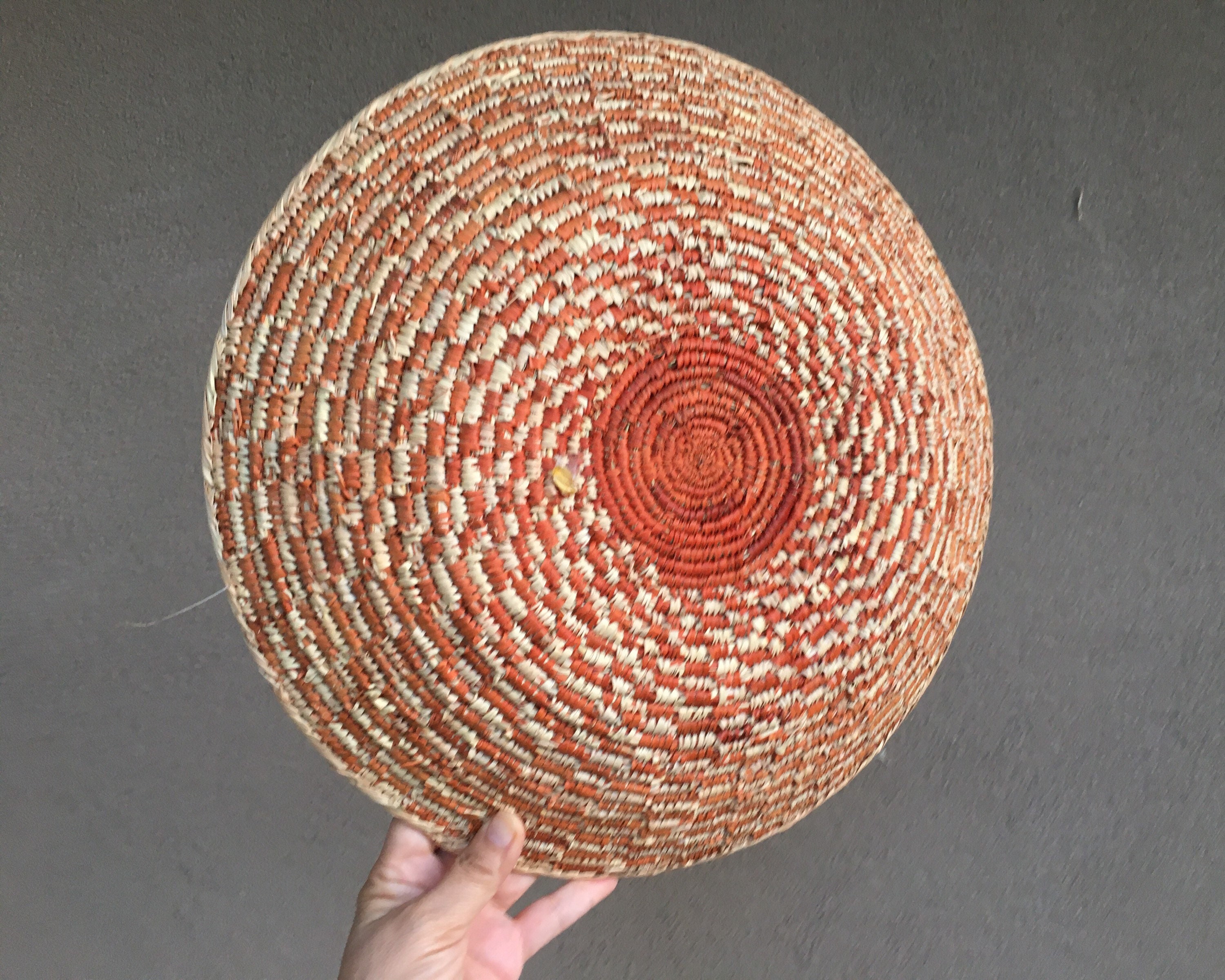 15 Shallow Woven Basket Bohemian Decor, Southwestern Decor, Native ...