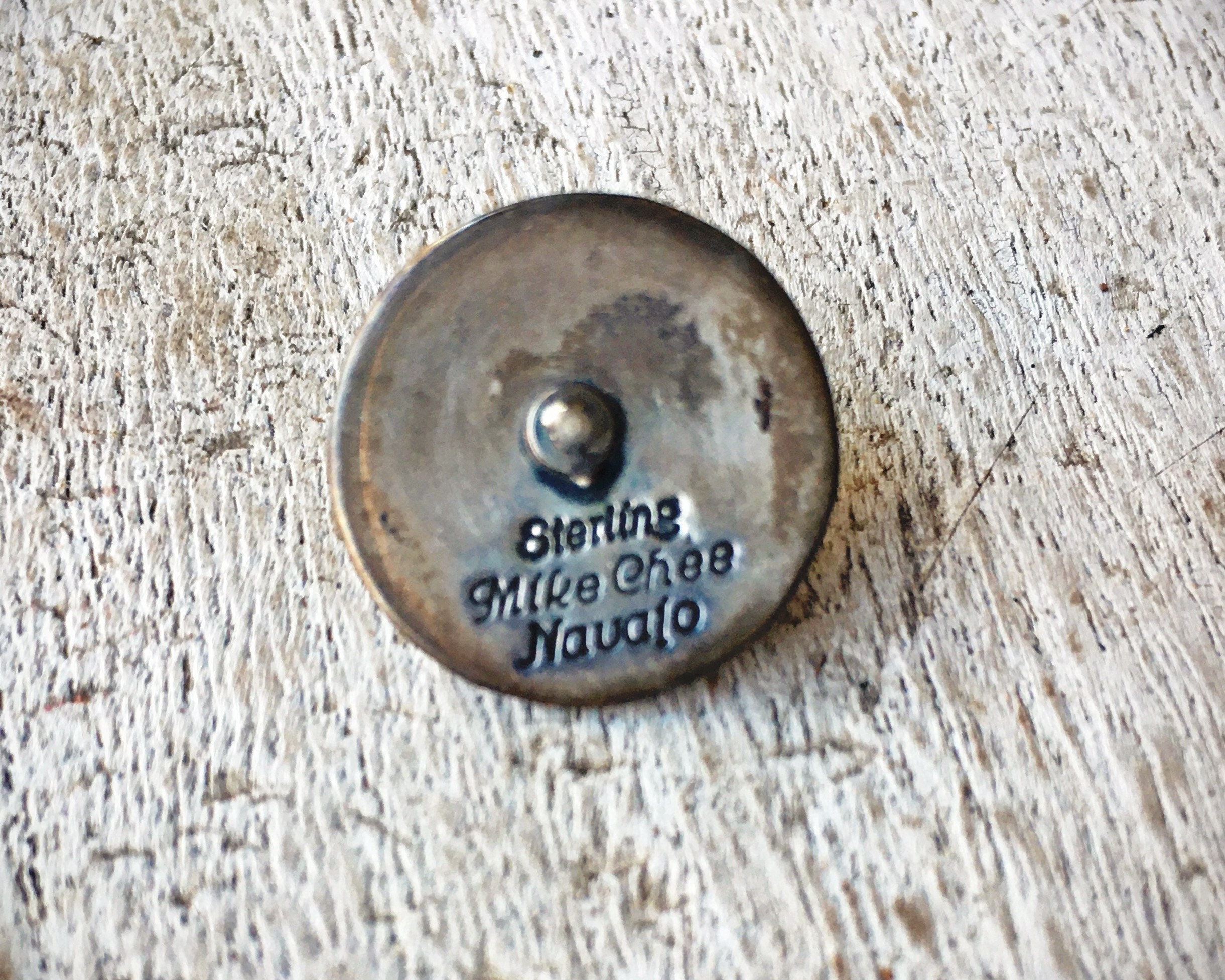 Sterling Silver Turquoise Tie Tack with Native American Man in the Maze ...