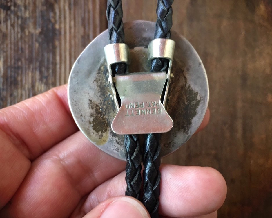 Turquoise Bolo Tie for Men, Native American Bolo Necklace, Western Tie ...