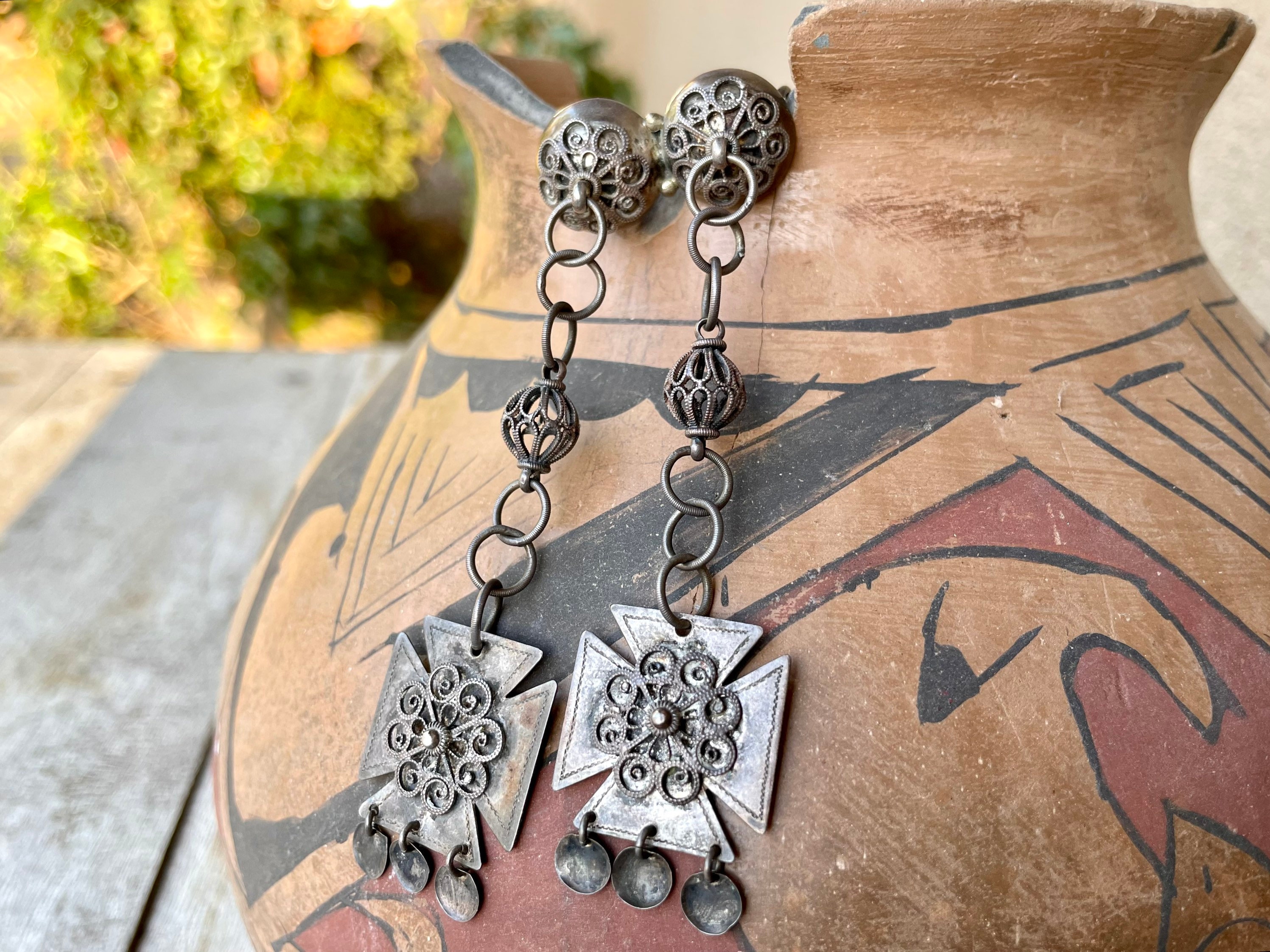 Antique 830 Silver Traditional Norwegian Brooch, Bar Style Pin, Solje ...