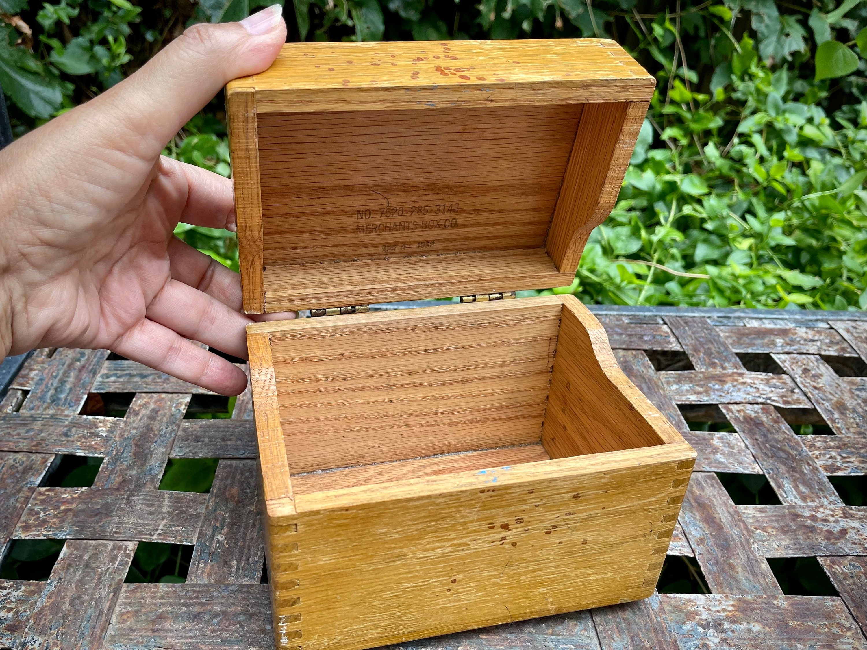 Small Index Card Box