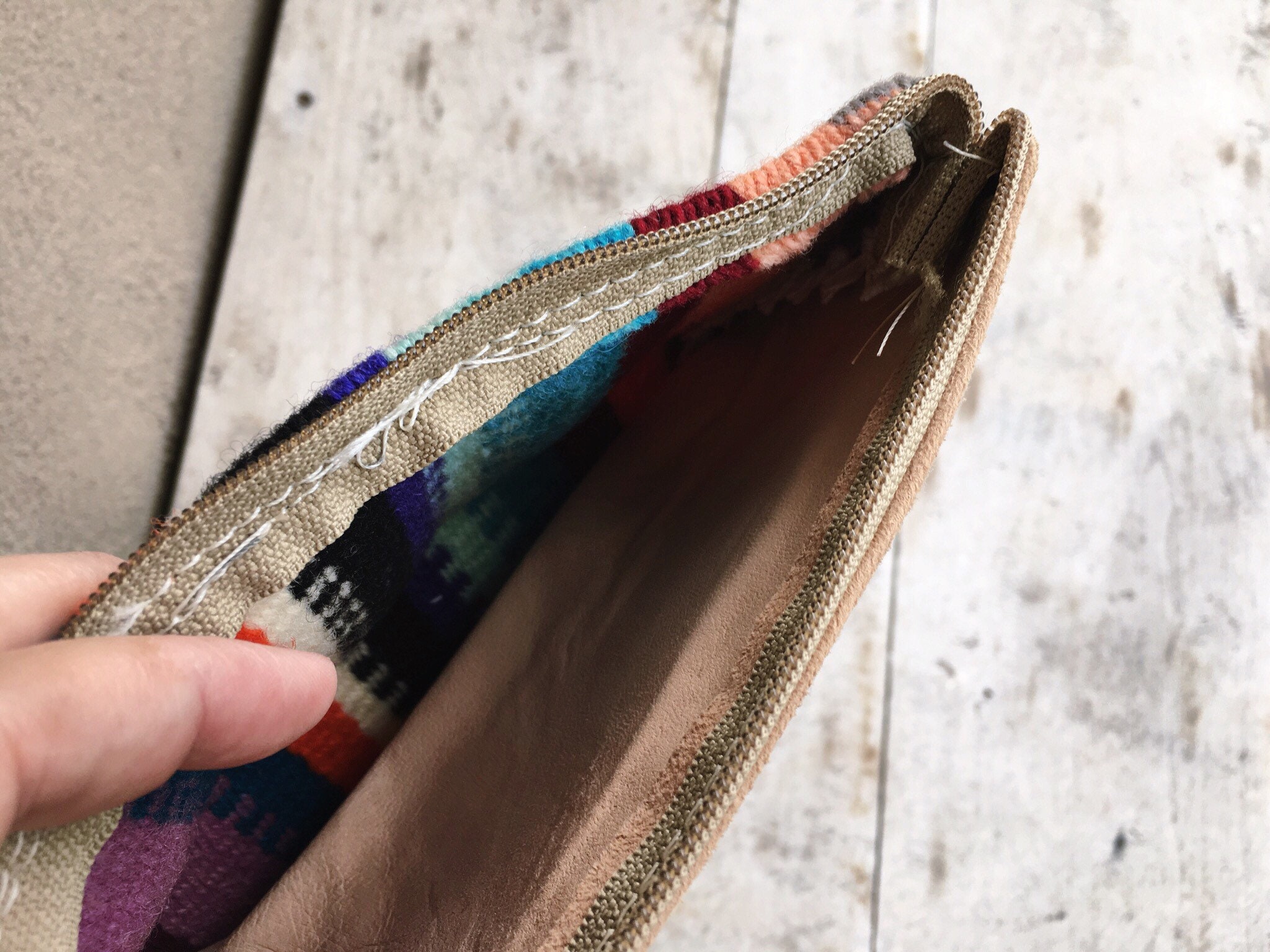 Vintage Woven Blanket Fold Over Wallet Purse for Women, Hippie Wallet ...