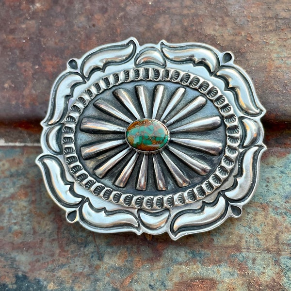Concho Belt Buckle - Etsy