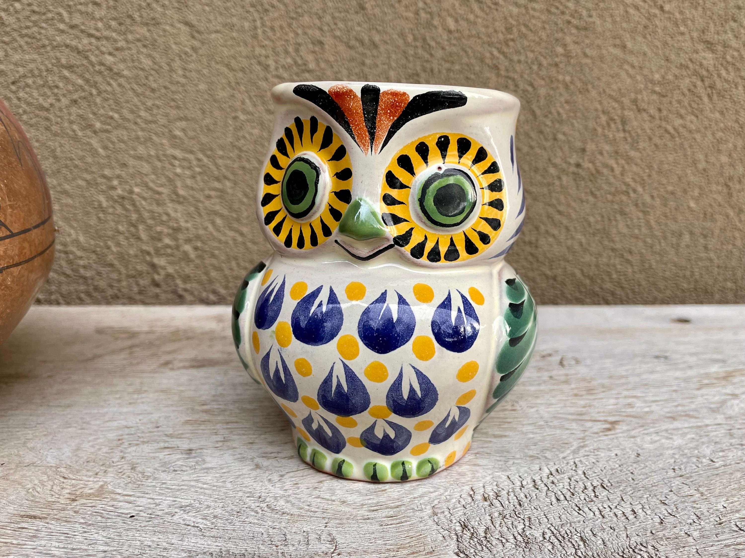 Vintage Gorky Gonzales Small Owl Pitcher About 4.25 Tall, Confetti ...