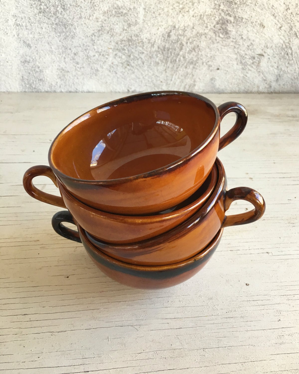 Vintage St. Clement France pottery teacup, vintage St. Clement cup ...