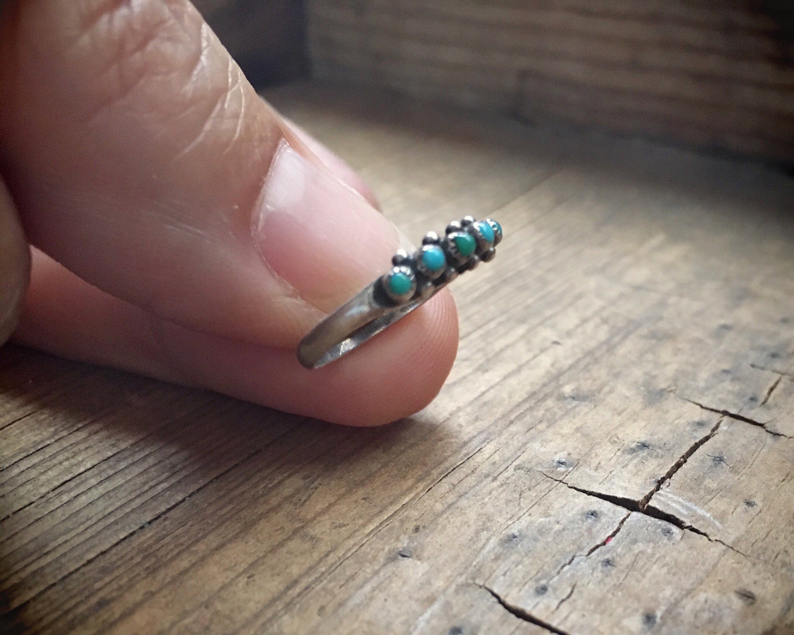 Dainty Vintage Turquoise Ring Boho Jewelry, Turquoise Jewelry ...