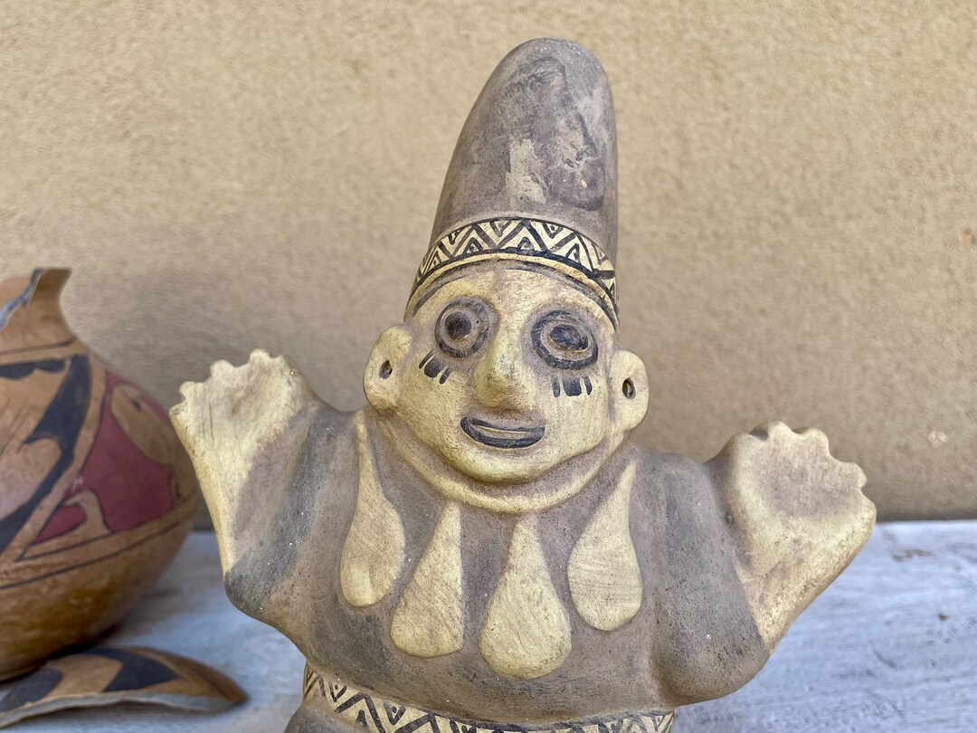 1980s Chancay Culture Peruvian Pottery Effigy Statue Museum - Etsy