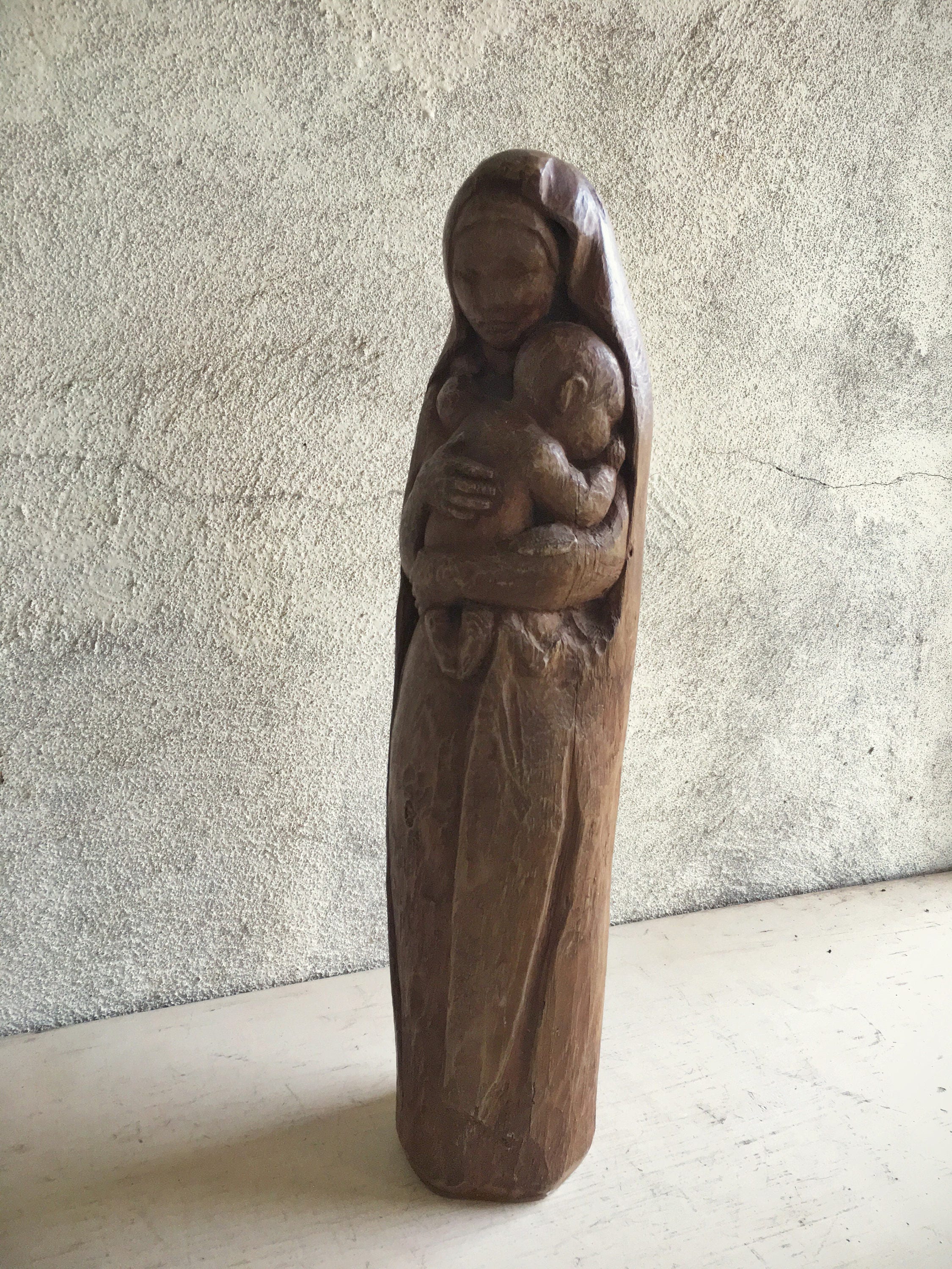 Madonna and Child Statue Museum Reproduction, Mother Mary Statue ...