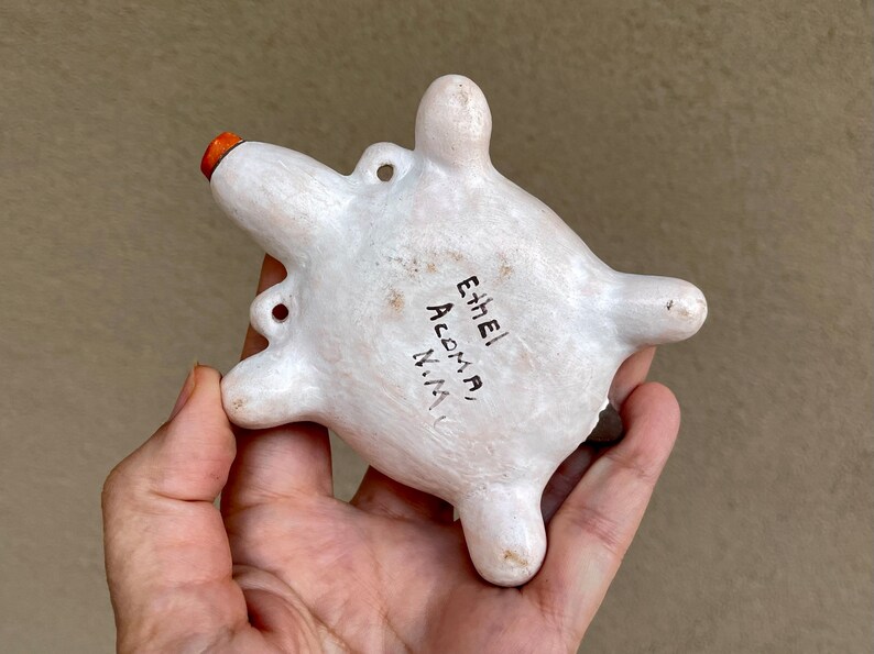 Ethel Shields Acoma Pottery Turtle Effigy Canteen Figurine - Etsy