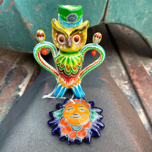 Mexican Folk Art Owl - Etsy