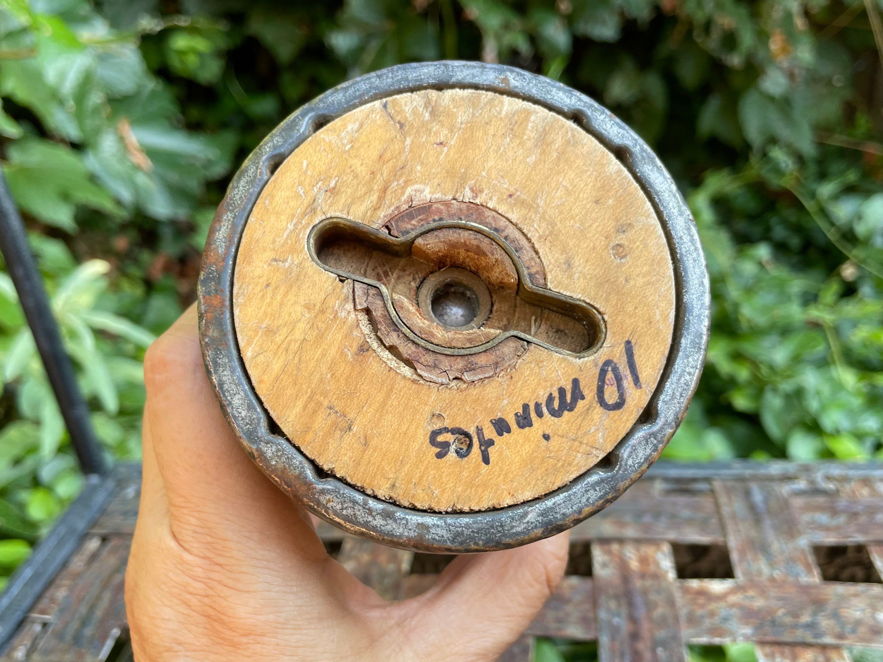 Pair Sand Timers Repurposed Antique Spools, Old Time Keeping Method ...