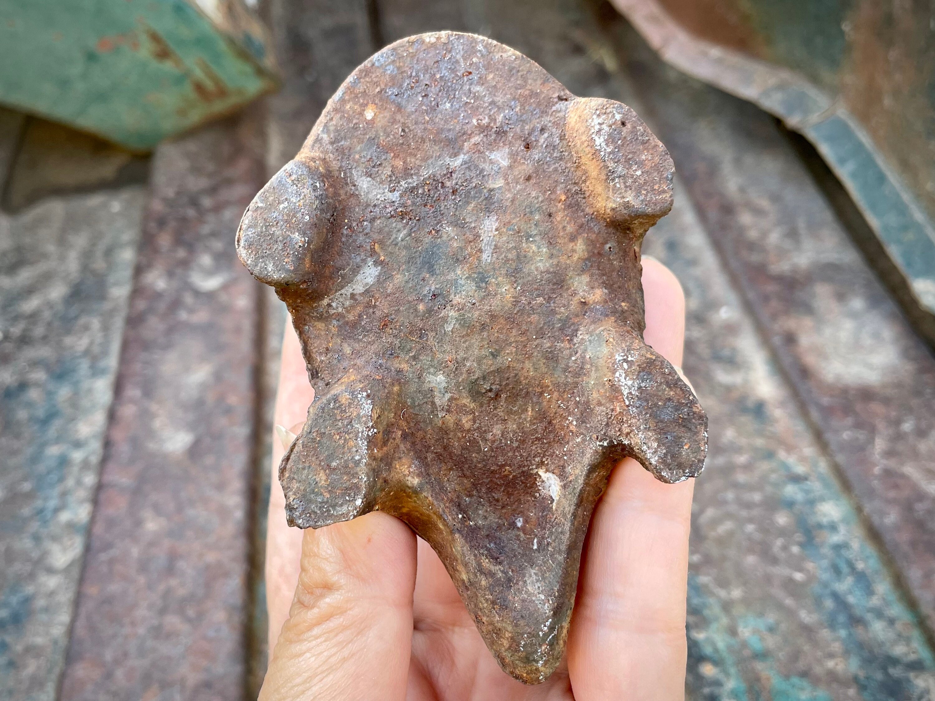 Rusty Cast Iron Hedgehog Figurine with Removable Lid, Exotic Animal ...