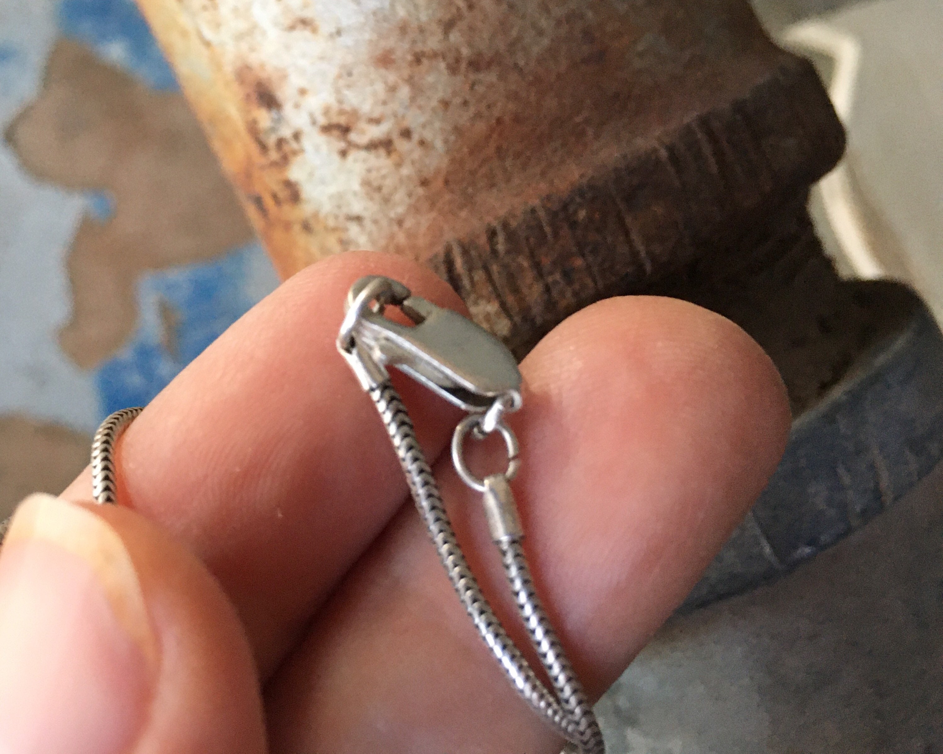 Vintage 925 Sterling Silver Lizard or Gecko Pendant on 24 Snake Chain ...