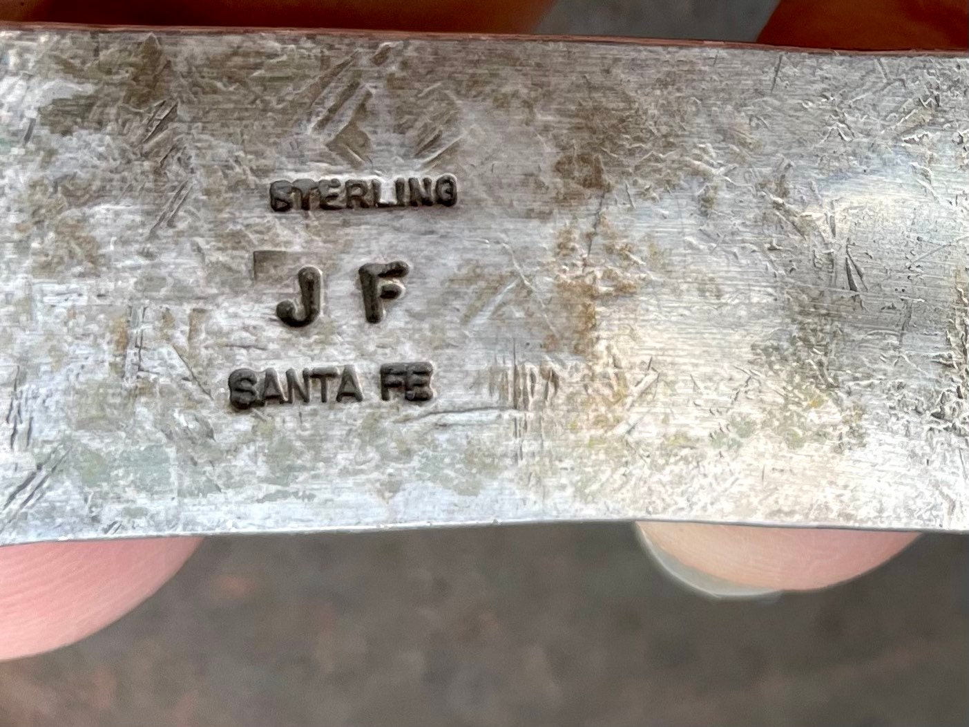 RESERVED for M. / Vintage Turquoise Silver Whirling Log Cuff Bracelet ...