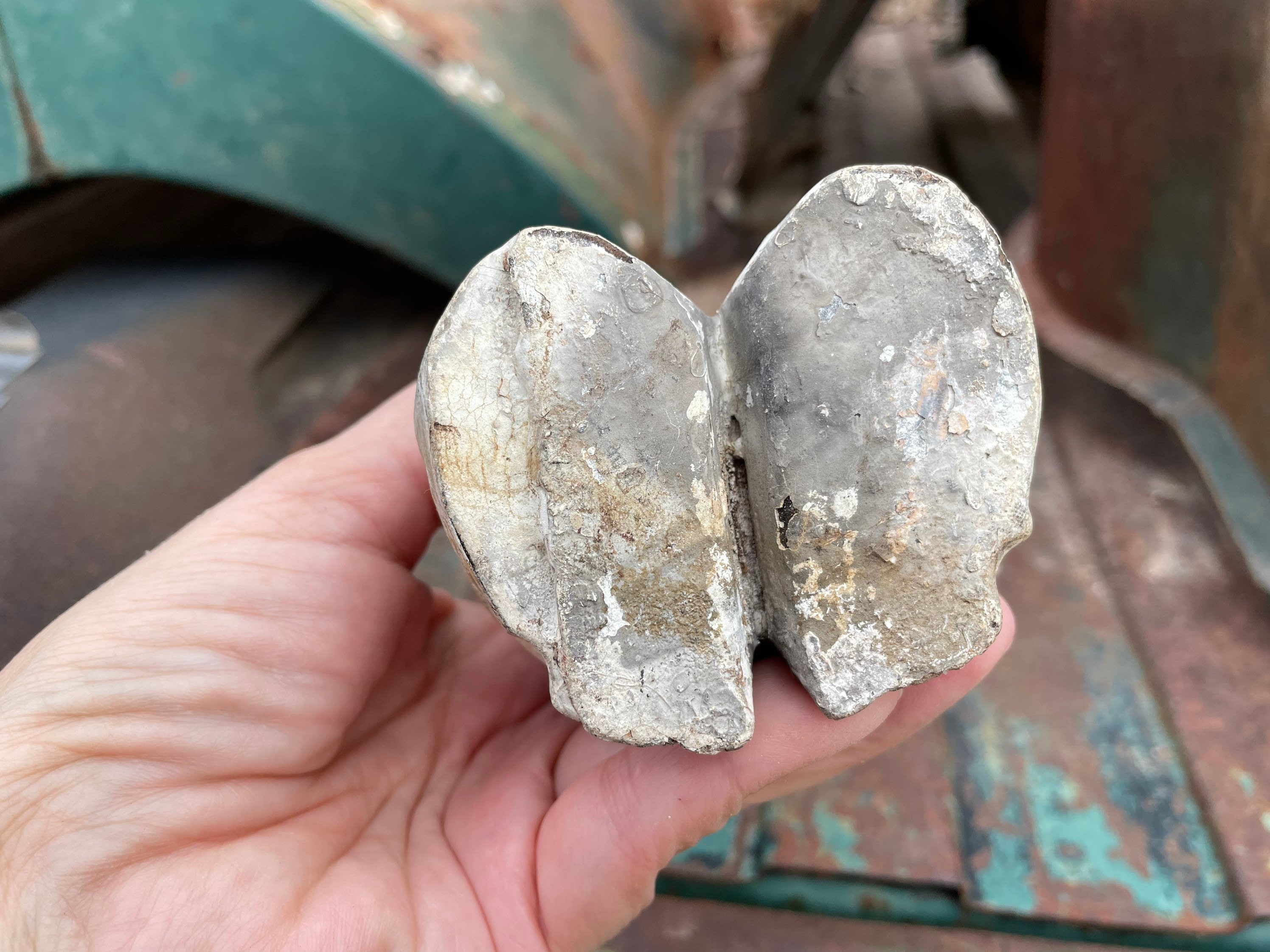 Vintage Salvaged Wood Angel with Glass Eyes, Distressed Chippy Paint ...