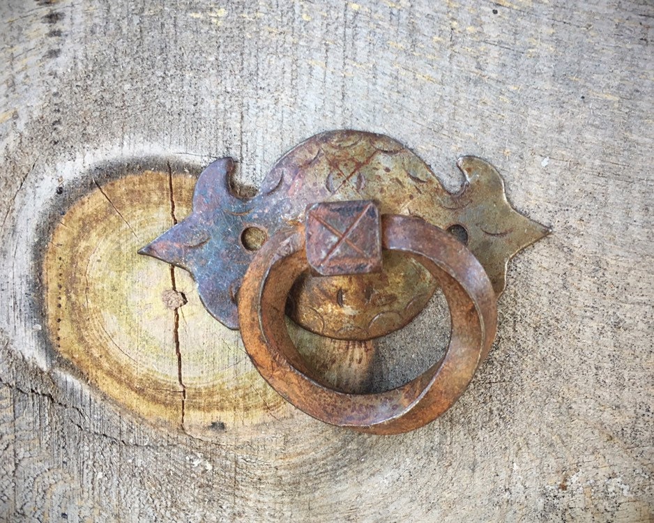 Ten Vintage Spanish Revival Rustic Metal Drawer Pulls Southwestern ...