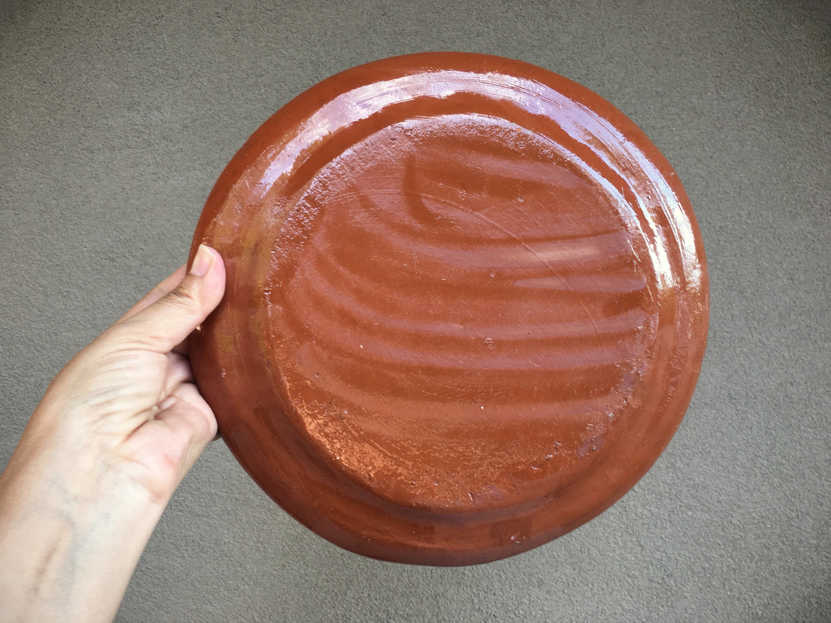 Mexican Pottery Plate Fish Decor Capula Michoacan Redware Mexican Decor ...