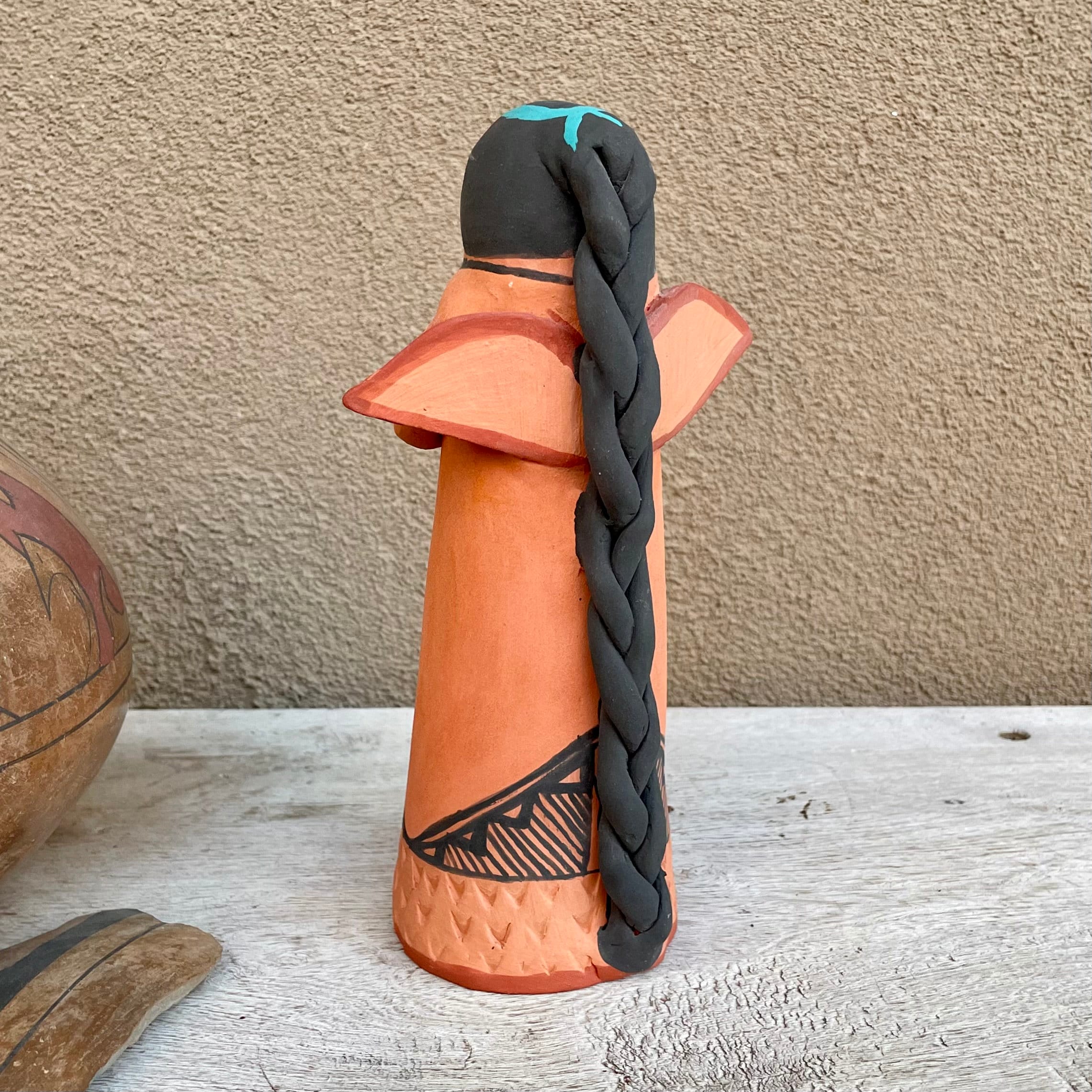 Signed I. Castillo Acoma Pottery Angel Storyteller Figurine, Vintage ...