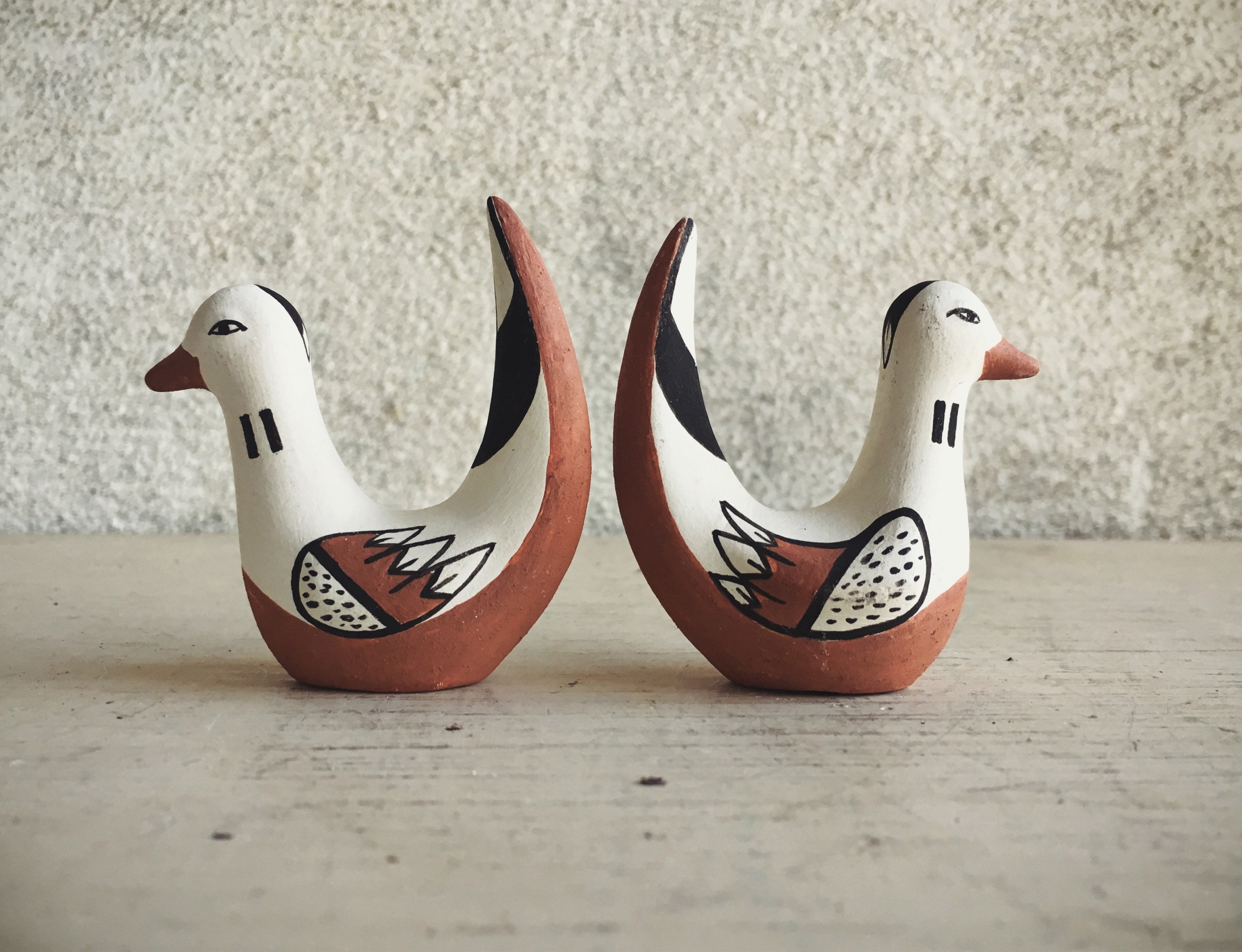 New Mexico Pueblo Pottery Bird Figurine, Miniature Pottery, Native ...