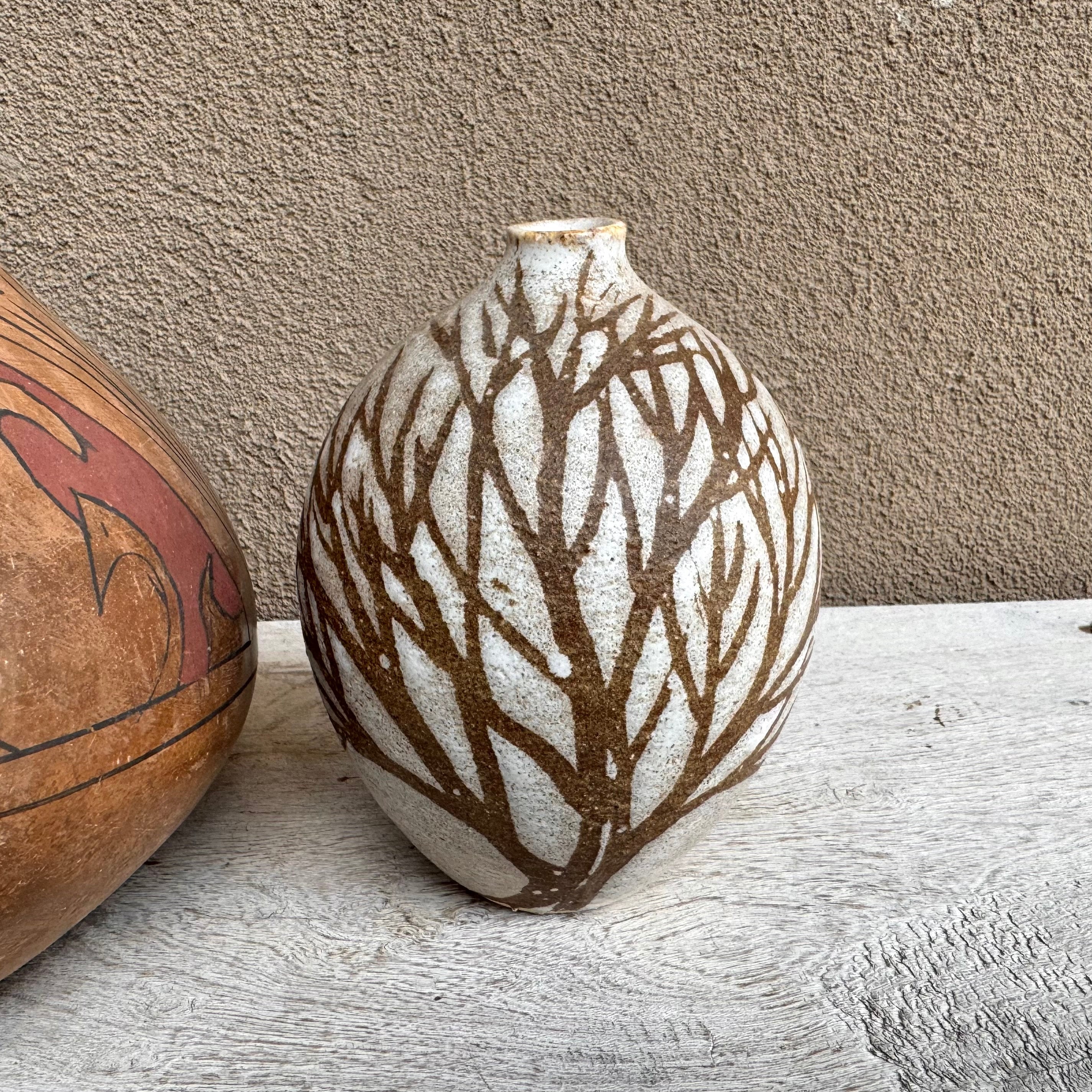 Vintage Art Studio Pottery Tree Vase by Anderson Design, Natural ...