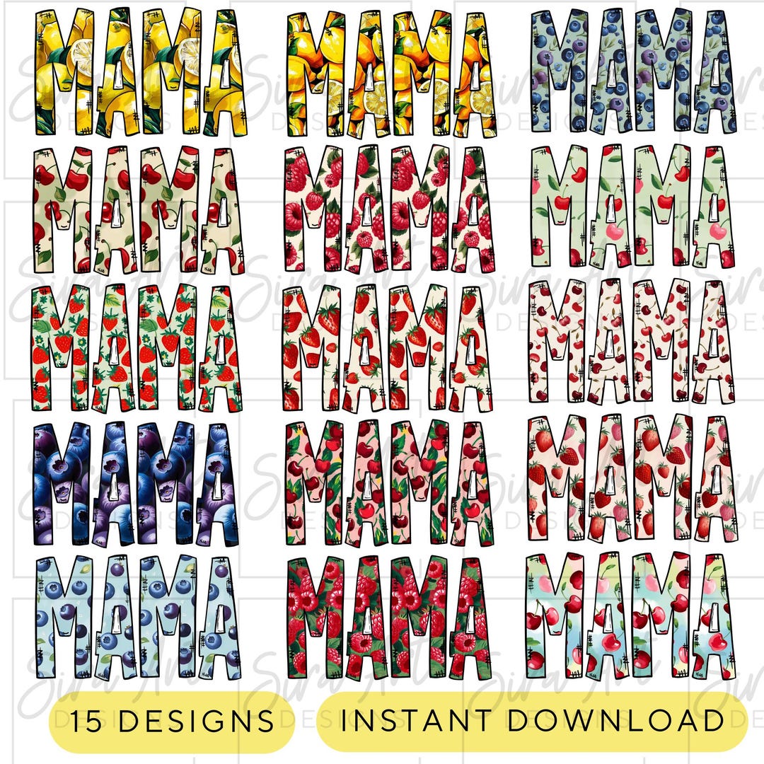 Mama Berry Png, Strawberry Mama Png, Cherry Mama Png, Mom Png, Mama Png ...