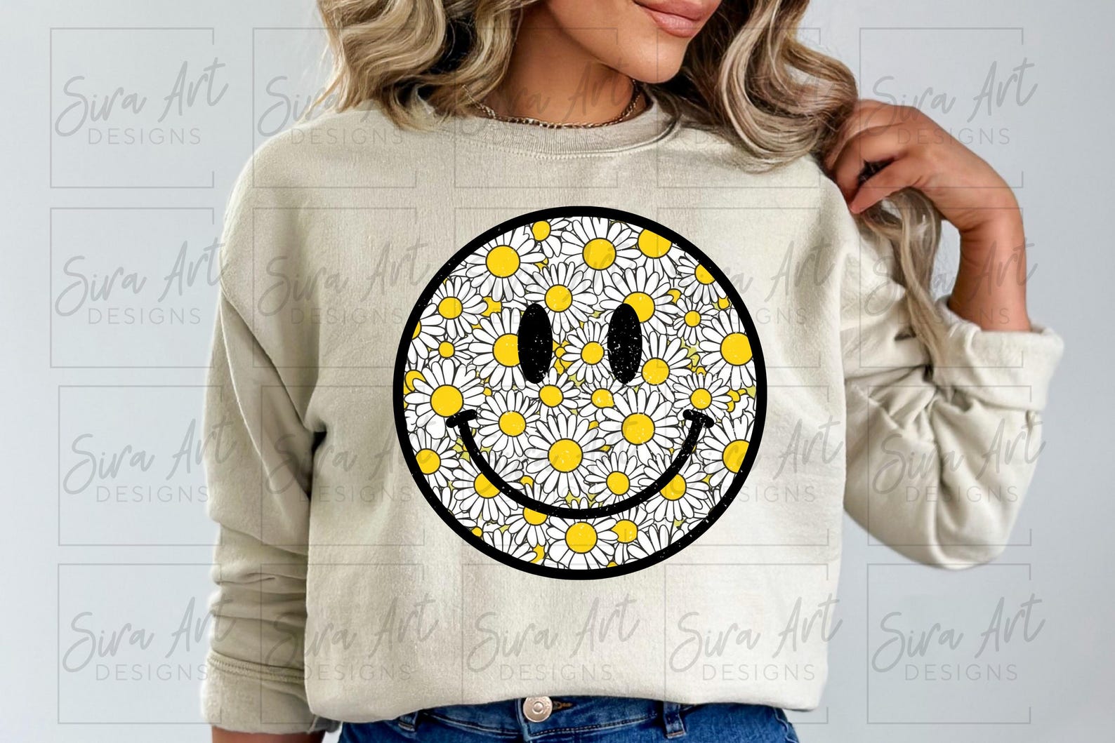 Daisy Smile Png, Smile Retro Happy Flowers PNG, Daisies Png, Floral ...