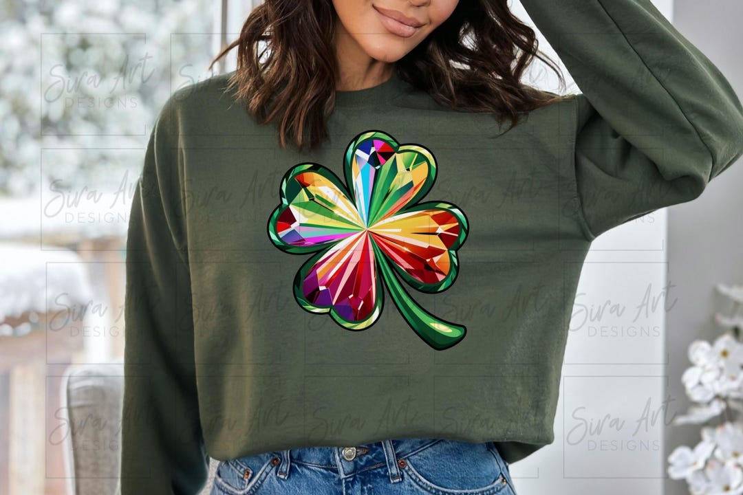 Shamrock Gem PNG, St. Patrick’s Day Png, St Patricks Shamrock Png ...