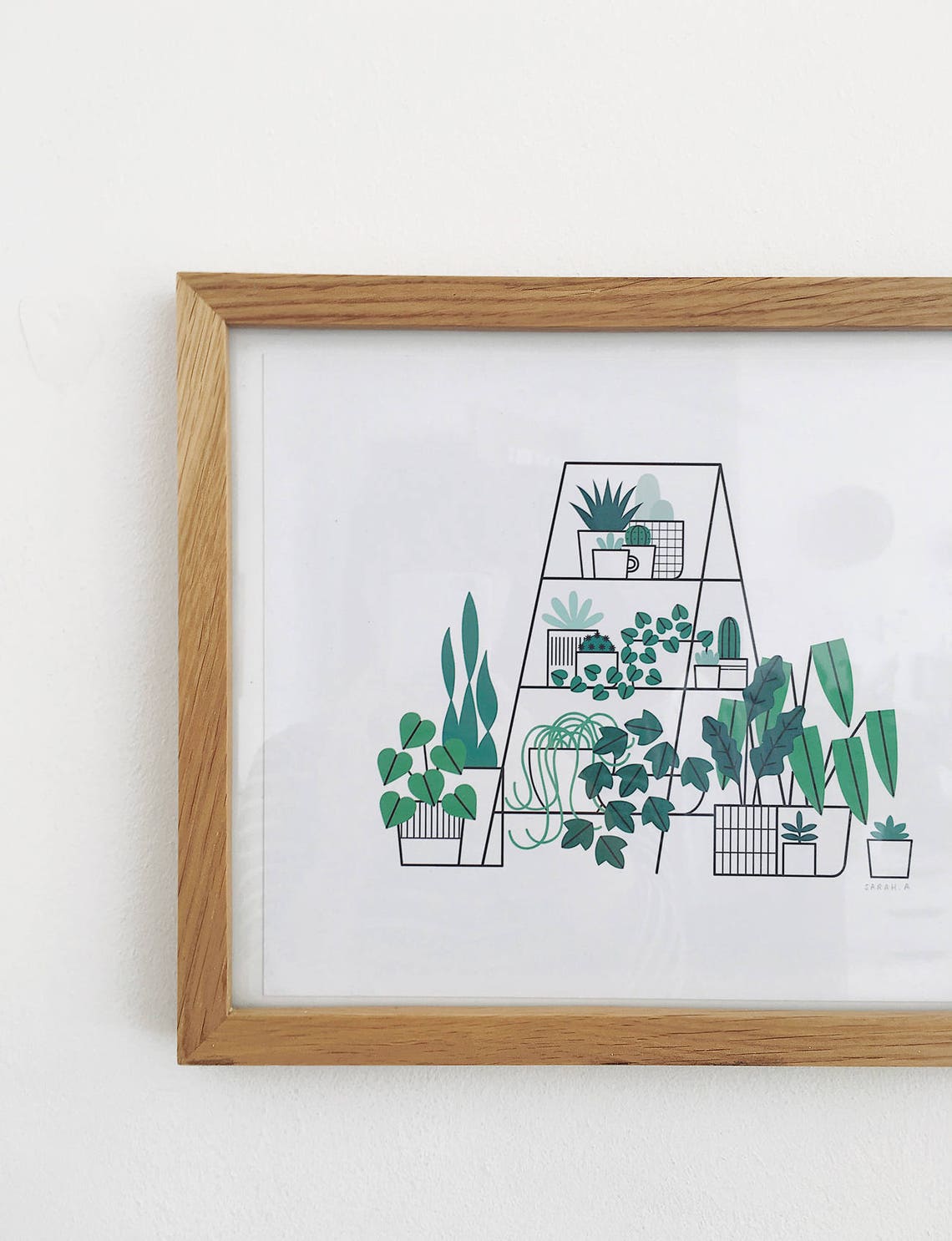 A4 Plant Ladder Print - Etsy