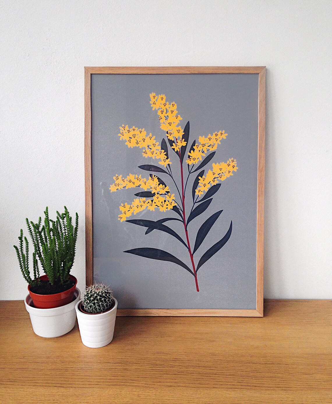 A3 Goldenrod Print - Etsy UK