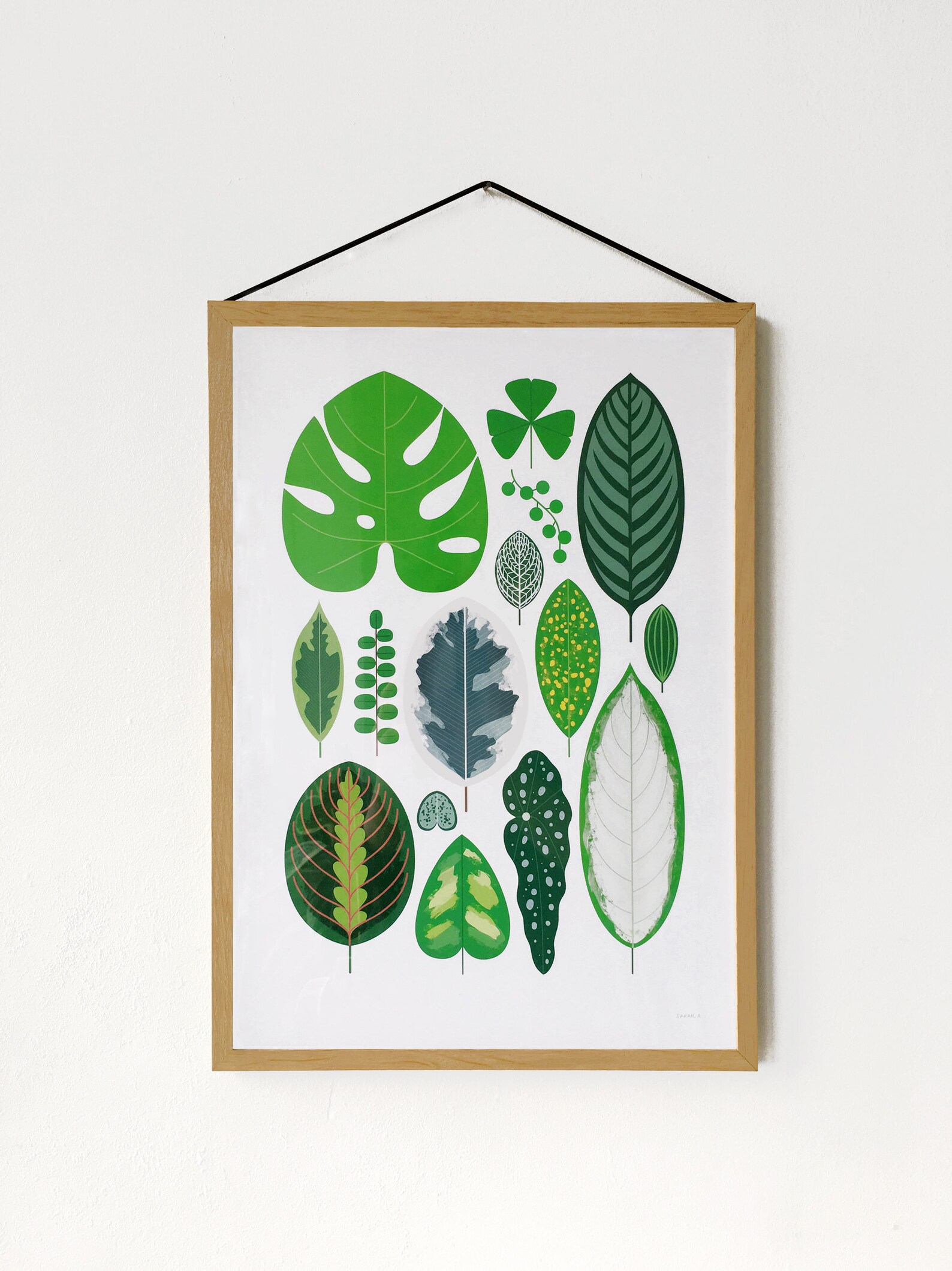 A3 Leaves Print - Etsy