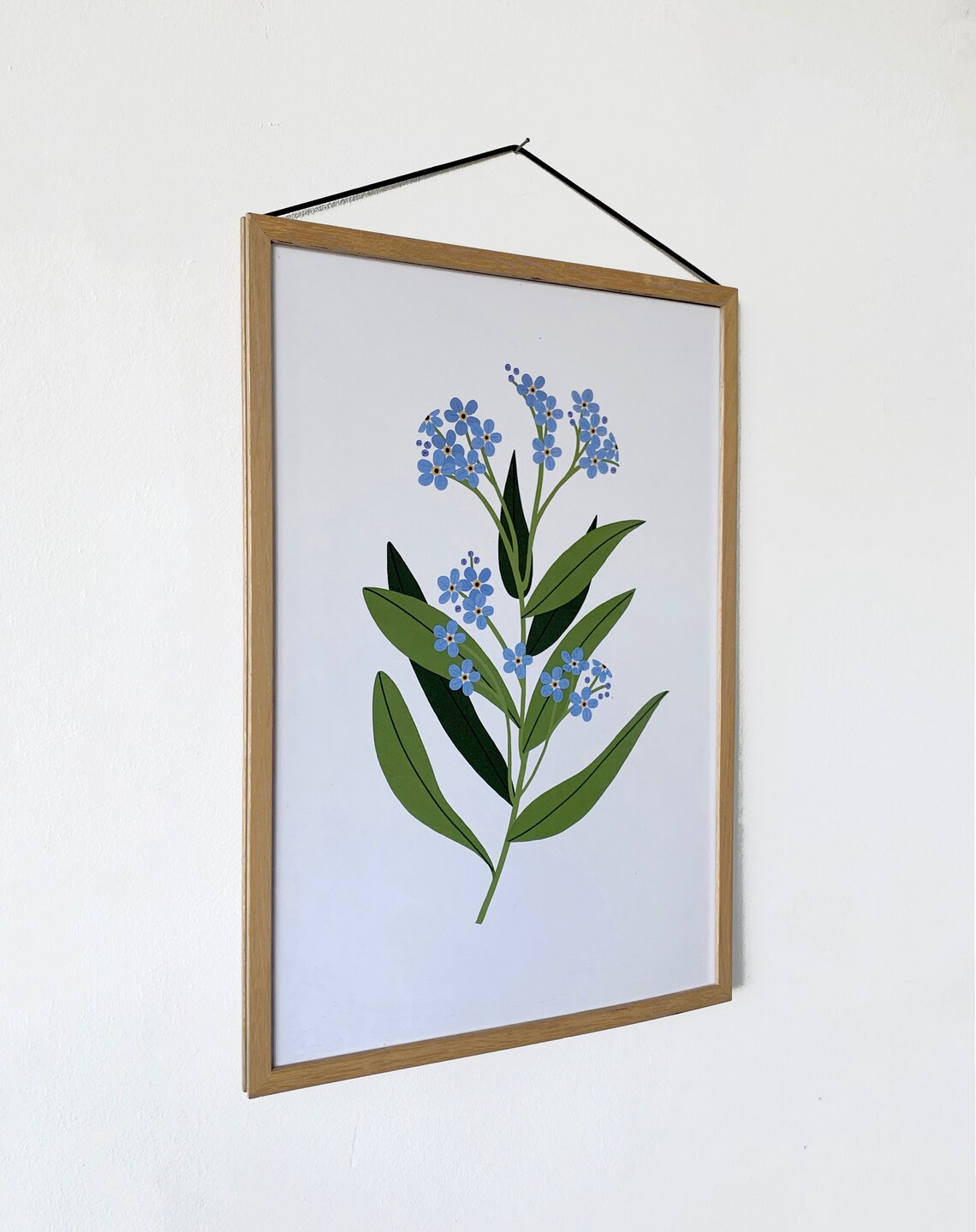 A3 Forget Me Not Print - Etsy UK