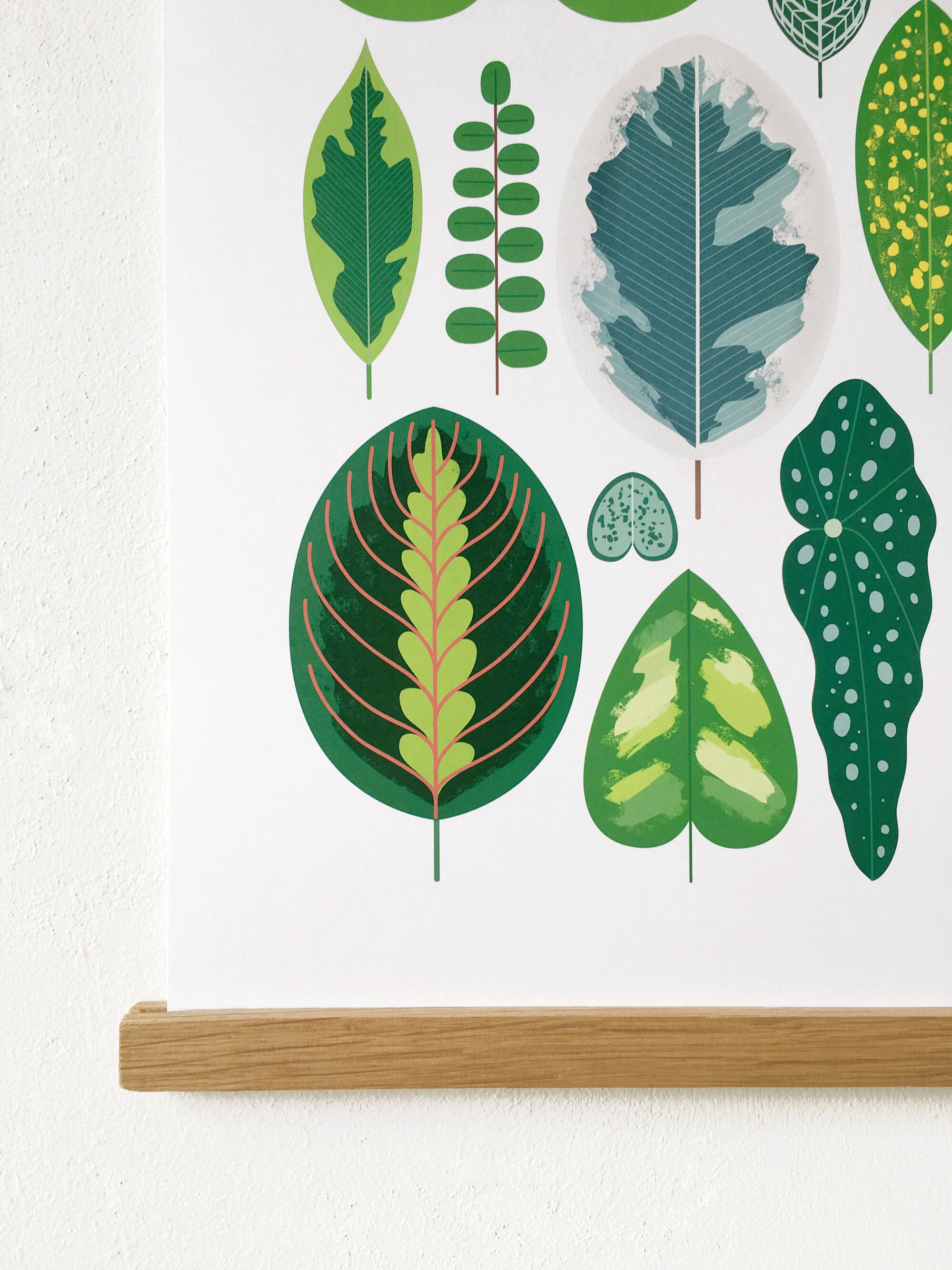 A3 Leaves Print - Etsy