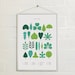 A3 Leaf Types Print - Etsy UK