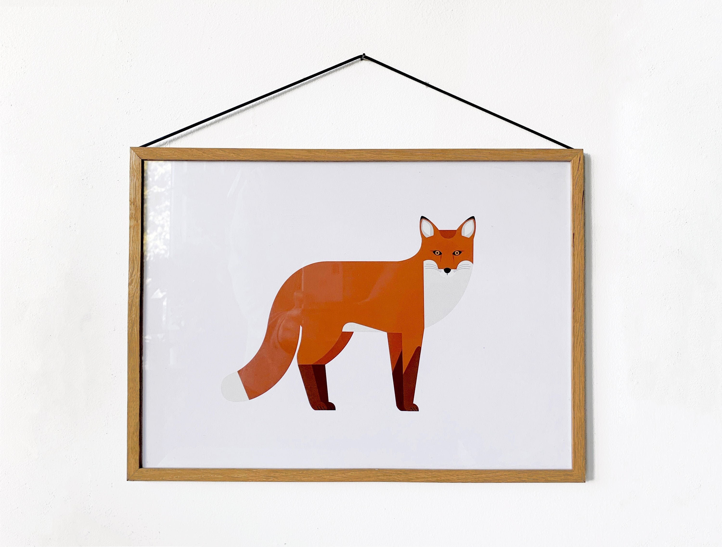 A3 Fox Print - Etsy