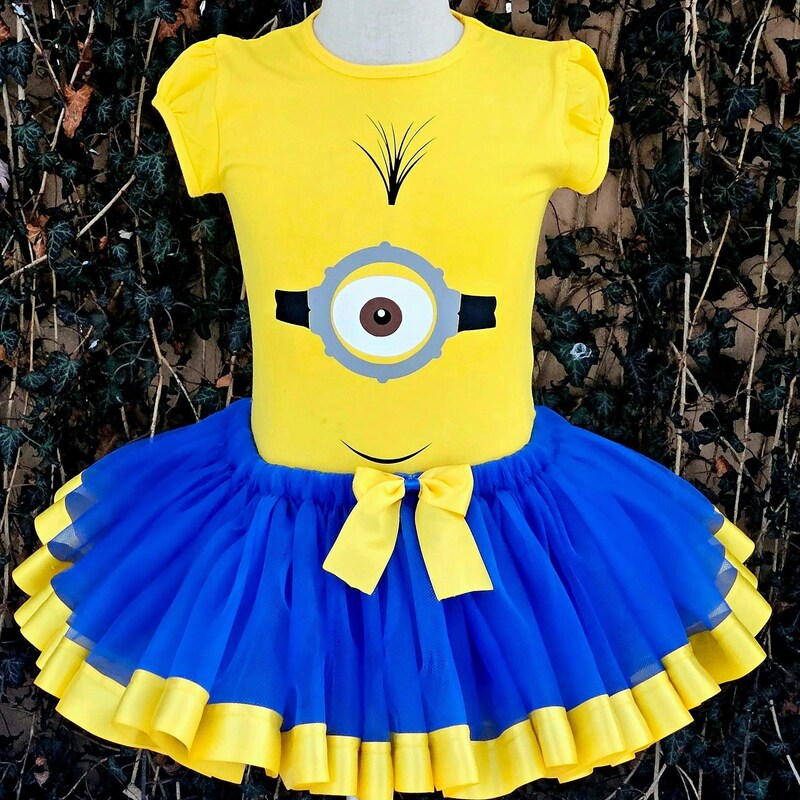 Minion Tutu Dress - Etsy