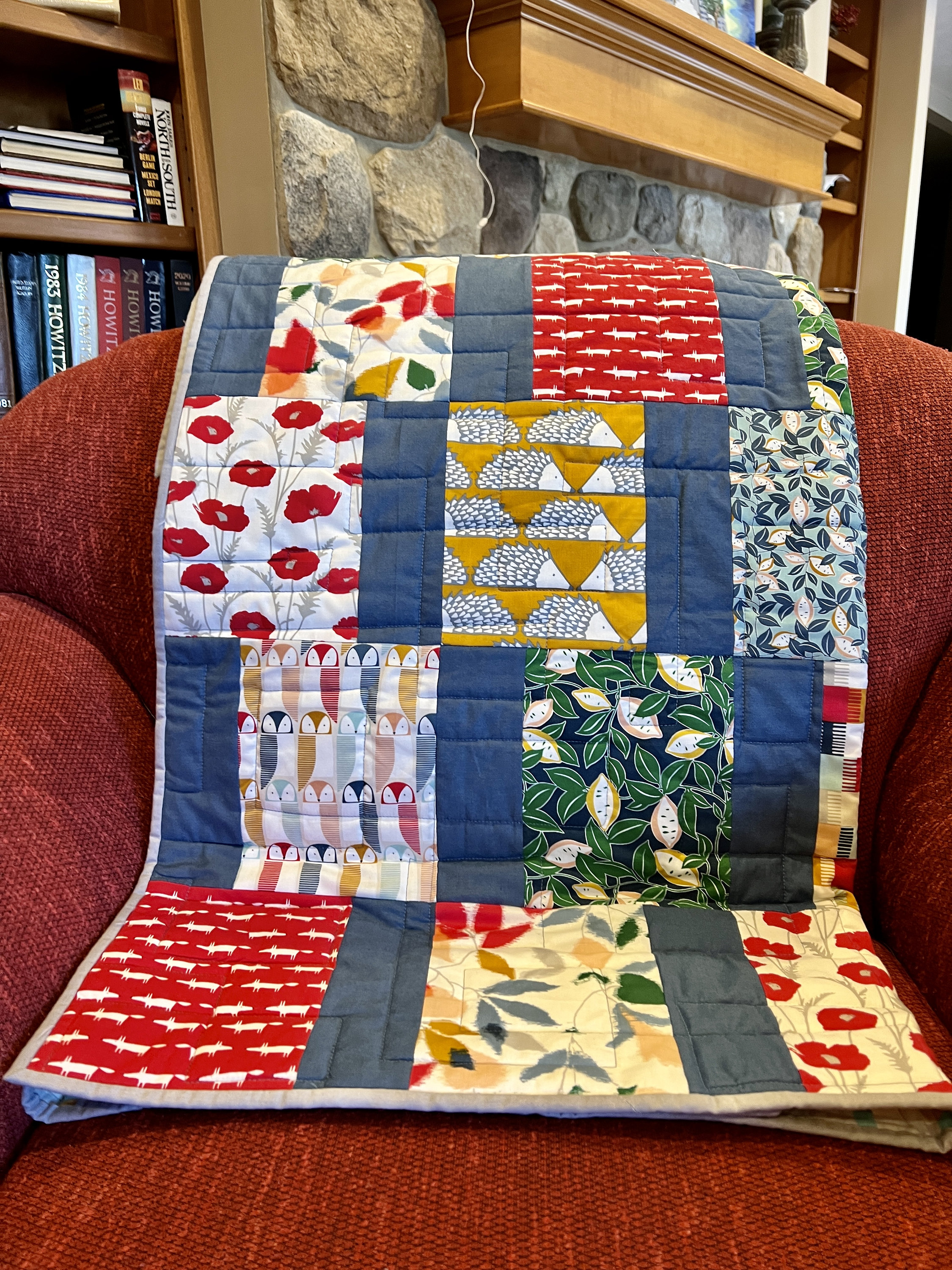 Modern Throw Quilt - Etsy