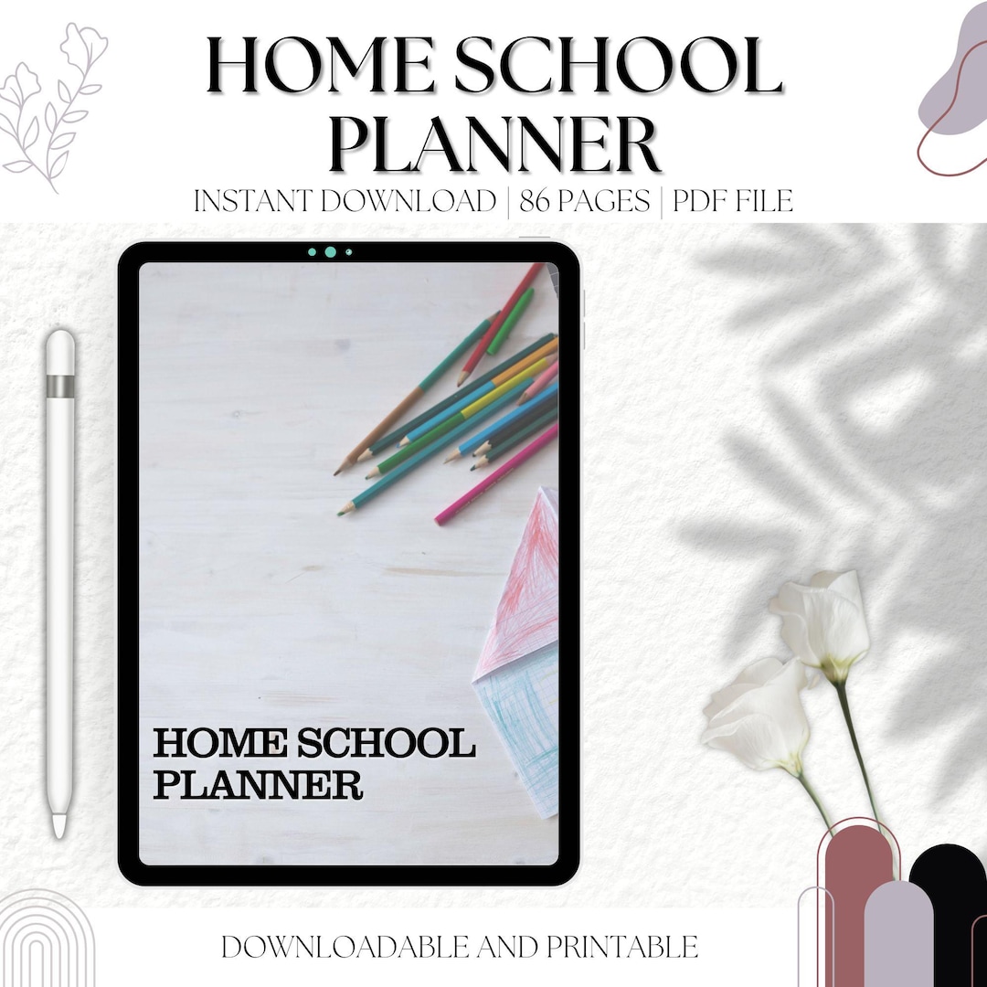 Homeschool Planner | Lesson Planning and Daily Tracking | Digital and ...