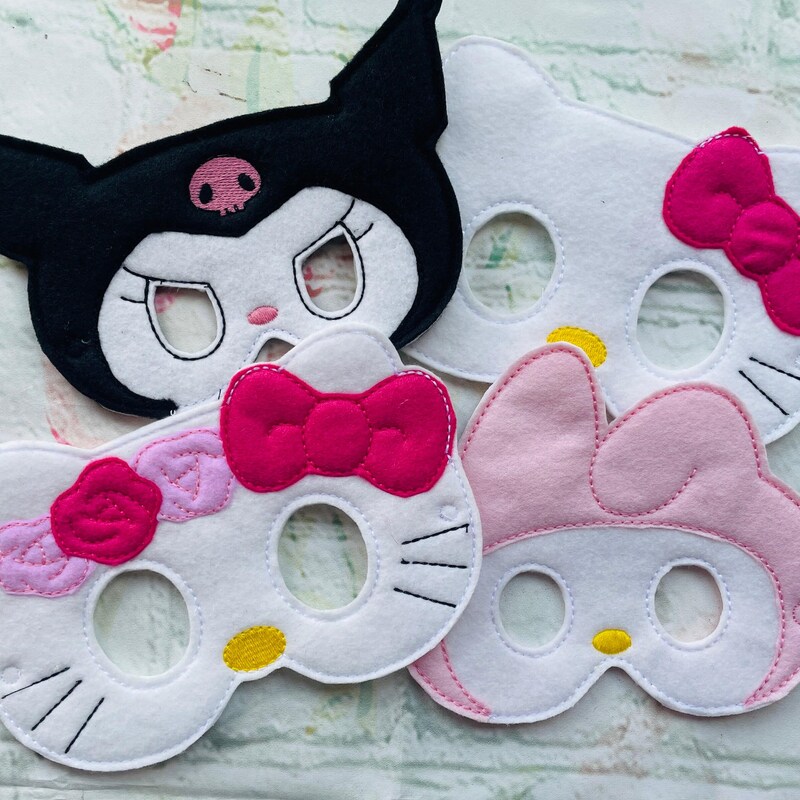 Girl Character Face Mask - Etsy UK