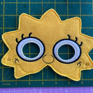 Handmade Simpson Character Felt Face Masks - Etsy