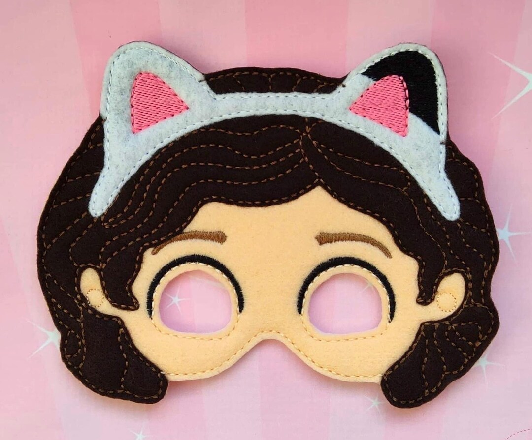 Handmade Gabby Dolls House Character Face Mask - Etsy UK