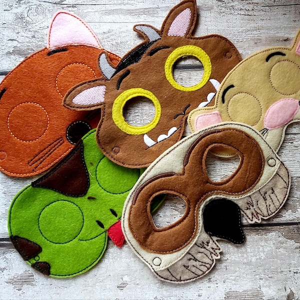 Gruffalo Mask - Etsy UK