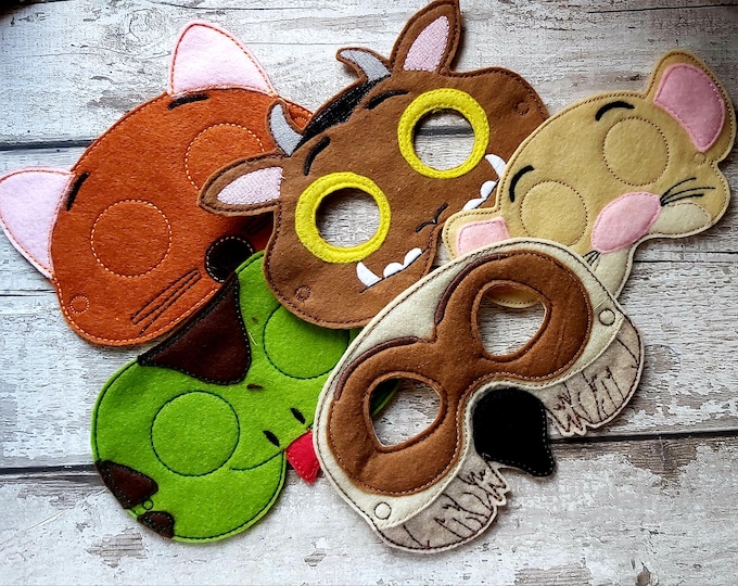 Gruffalo Cape With Purple Prickles, Costume for Dressing Up, Role Play ...