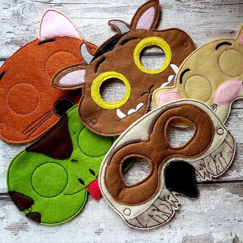 Gruffalo Mask - Etsy UK
